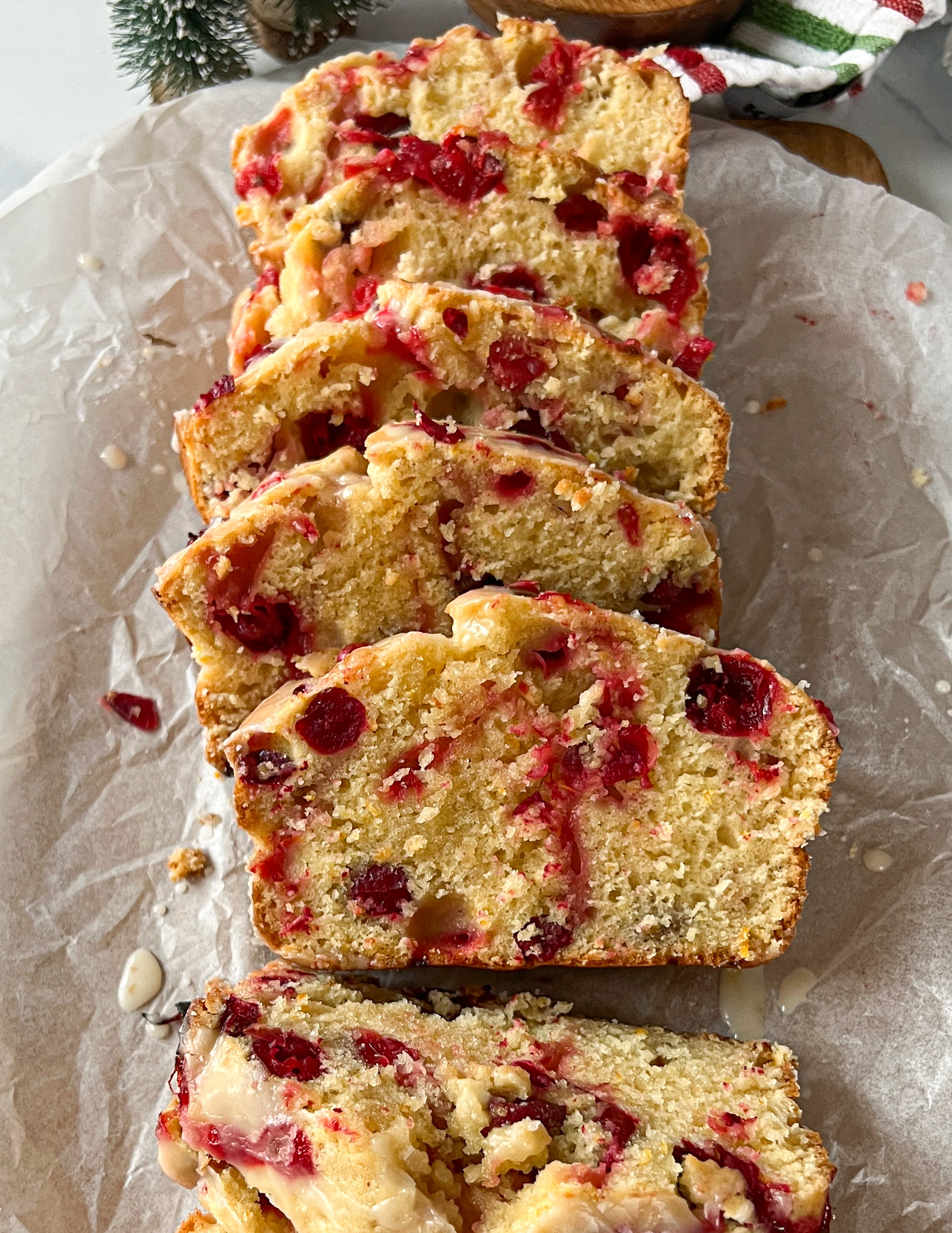 Cranberry Orange Loaf with Zesty Orange Glaze - Winnie Kison