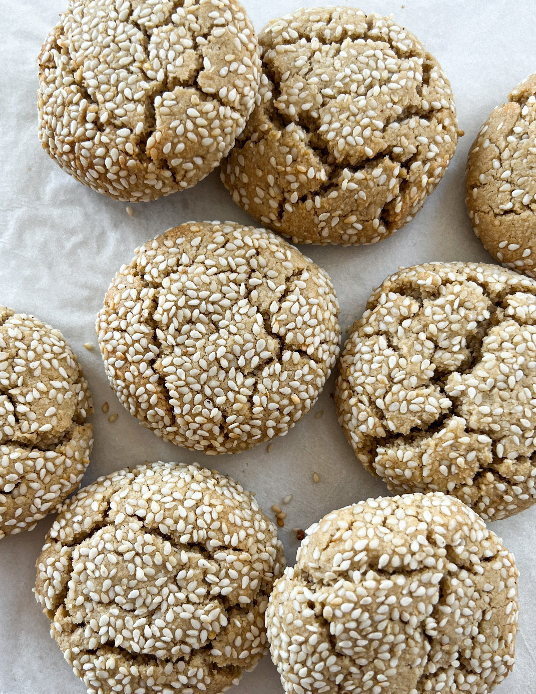 7-ingredient Chewy Tahini Cookies - Winnie Kison