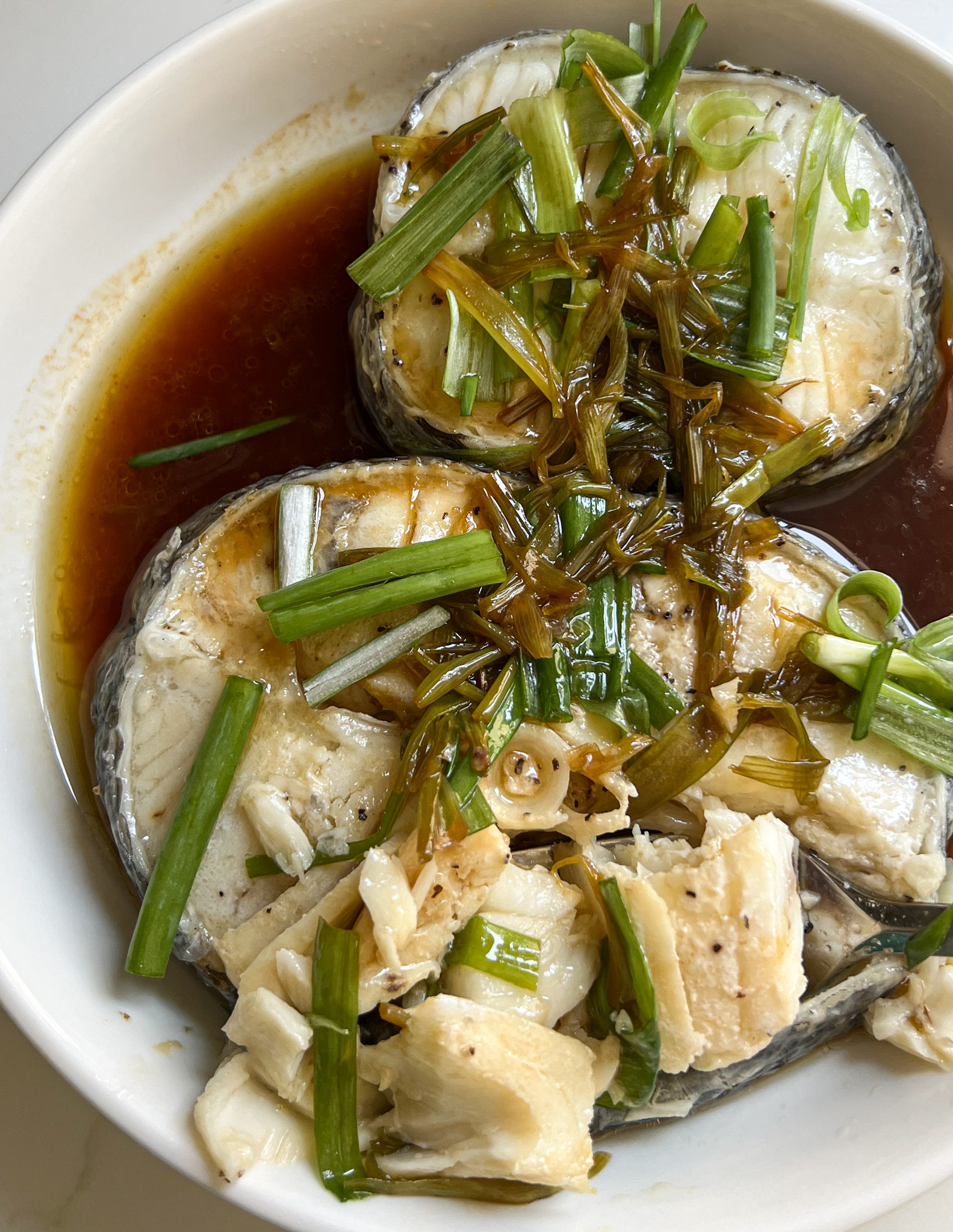 Cantonese Steamed Fish (清蒸鱼) - Winnie Kison