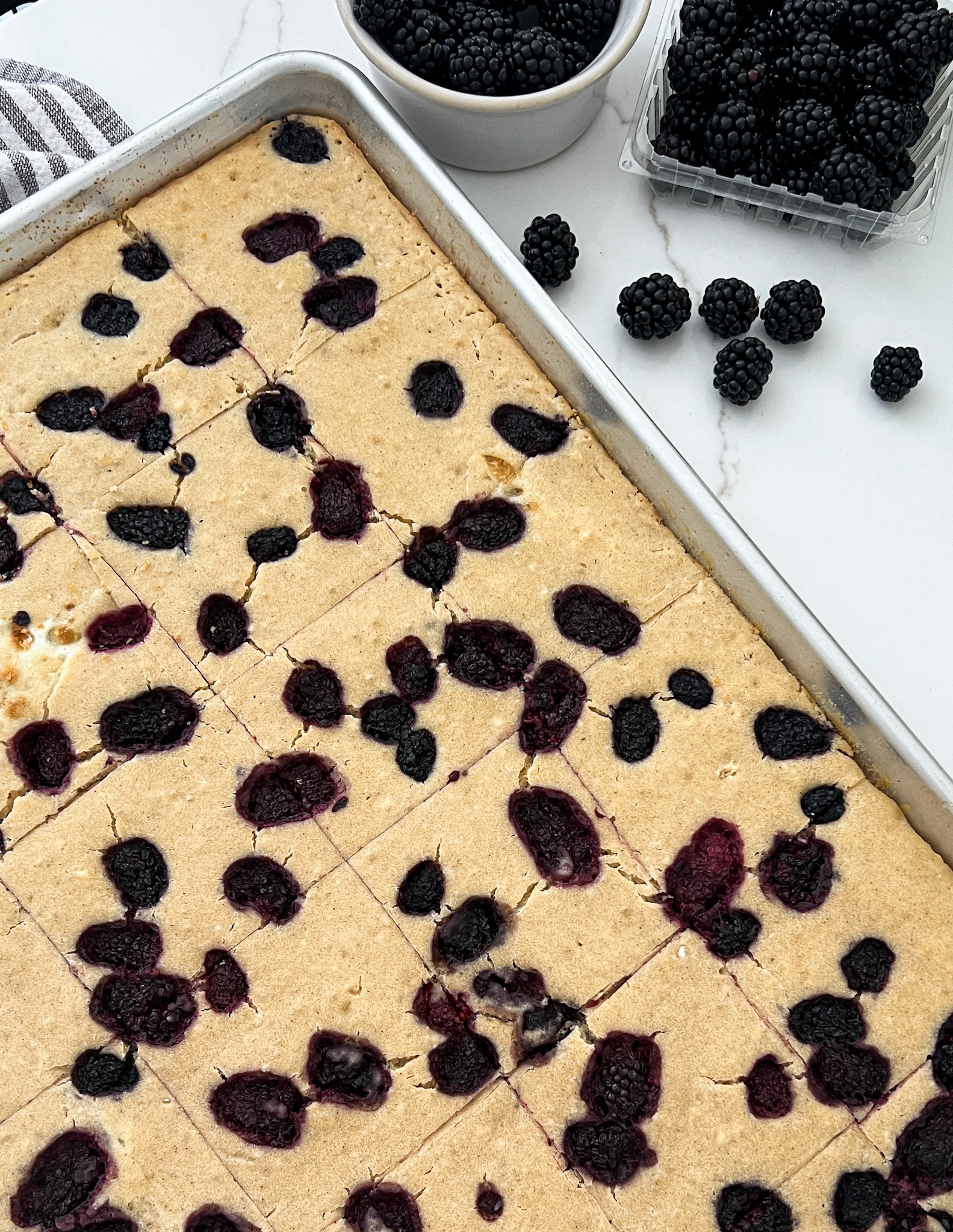 Easy Breakfast: Sheet Pan Blackberry Pancakes - Winnie Kison