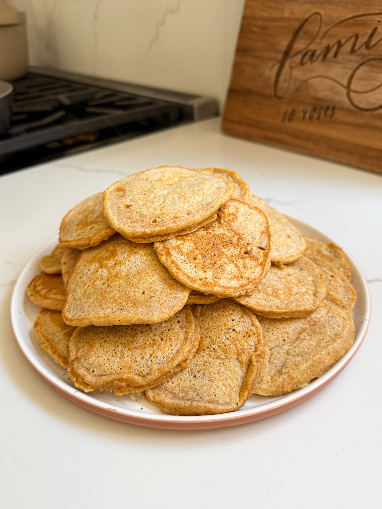Apple, Banana & Carrot Pancakes – A Hidden Veggie Toddler Favorite! - Winnie Kison