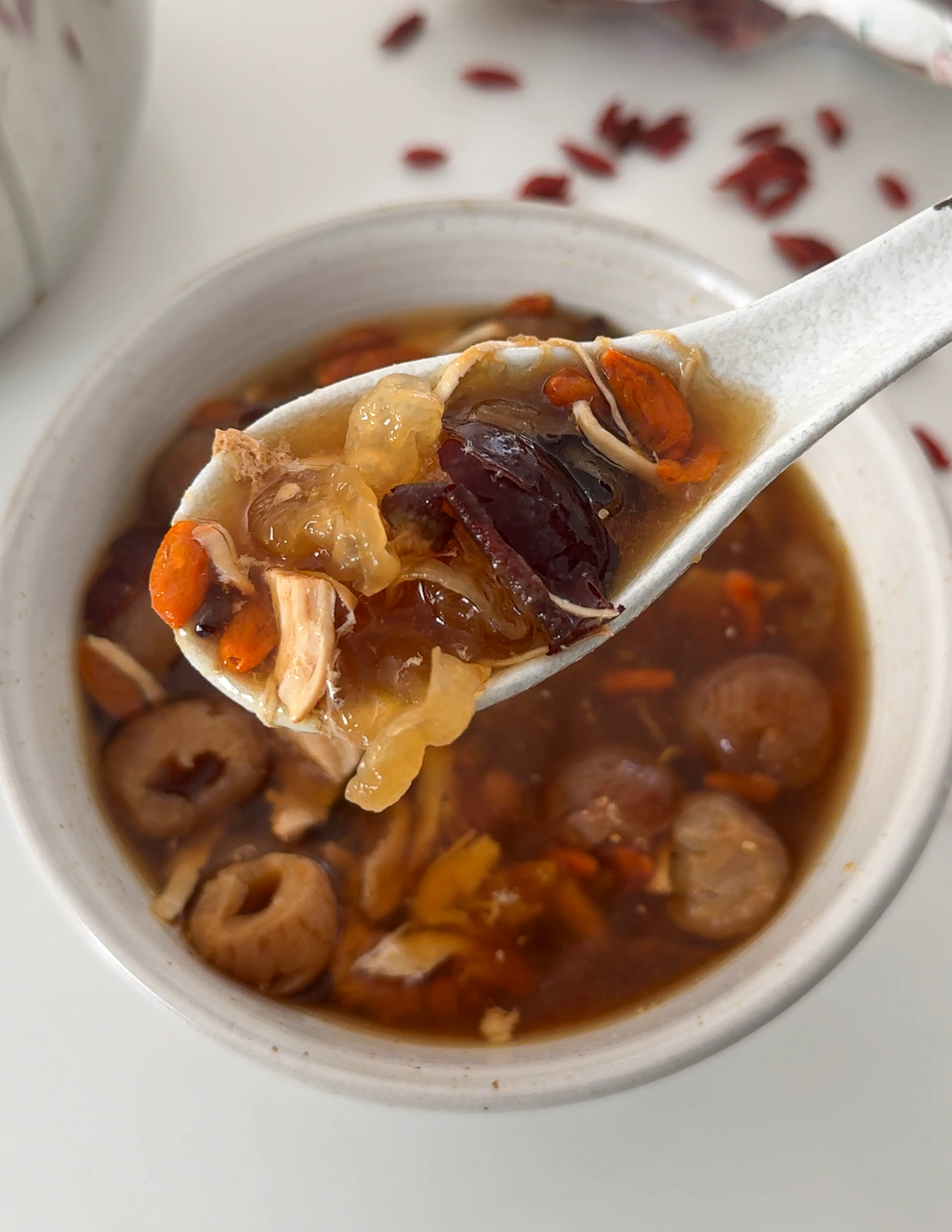 Nourishing Chicken Herbal Soup with Red Dates - Winnie Kison