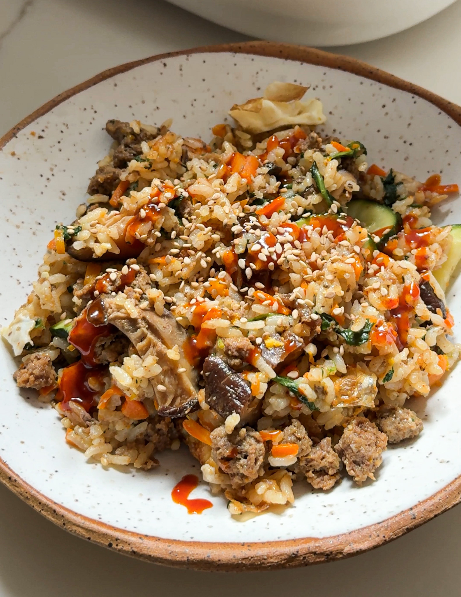 Rice Cooker Bibimbap (Korean Mixed Rice Bowl) - Winnie Kison