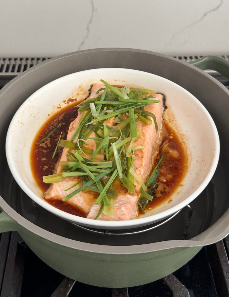 Cantonese-Style Steamed Salmon - Winnie Kison