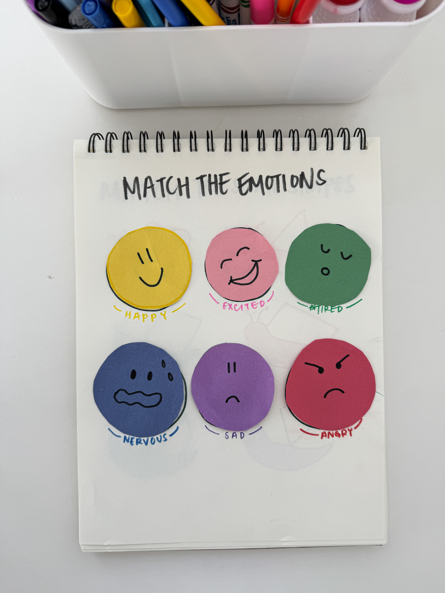 5 EASY TODDLER ACTIVITY BOOK IDEAS PT.4: Emotions, Colors, Shape and ...