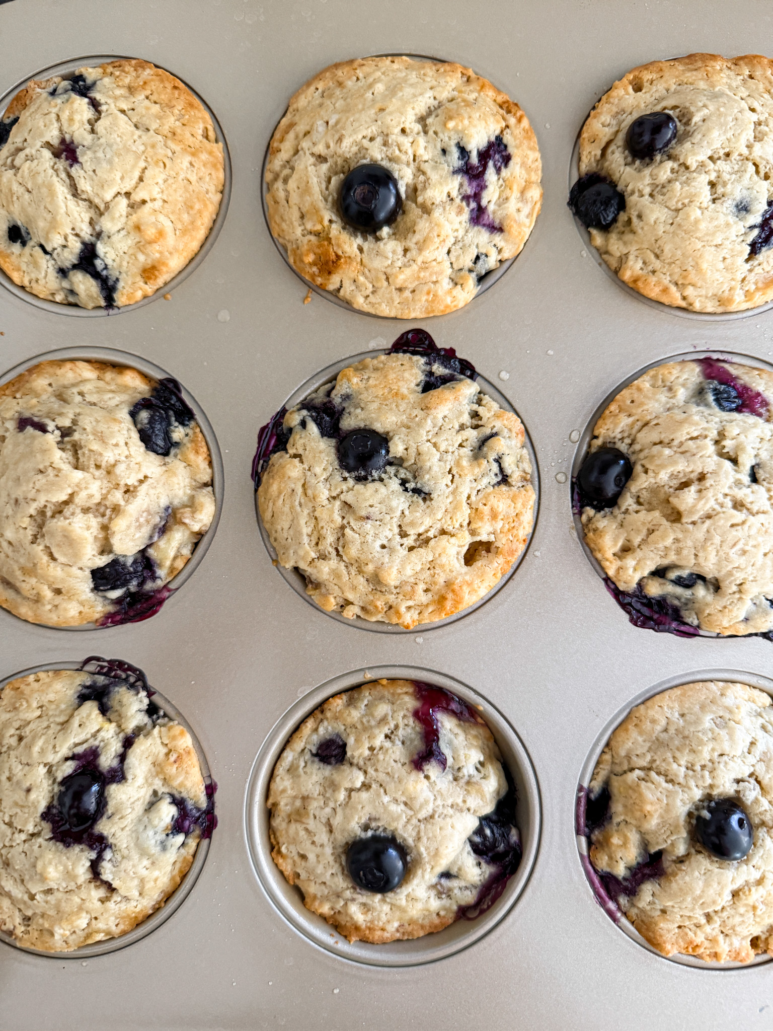 Blueberry Banana Lemon Muffins - Winnie Kison