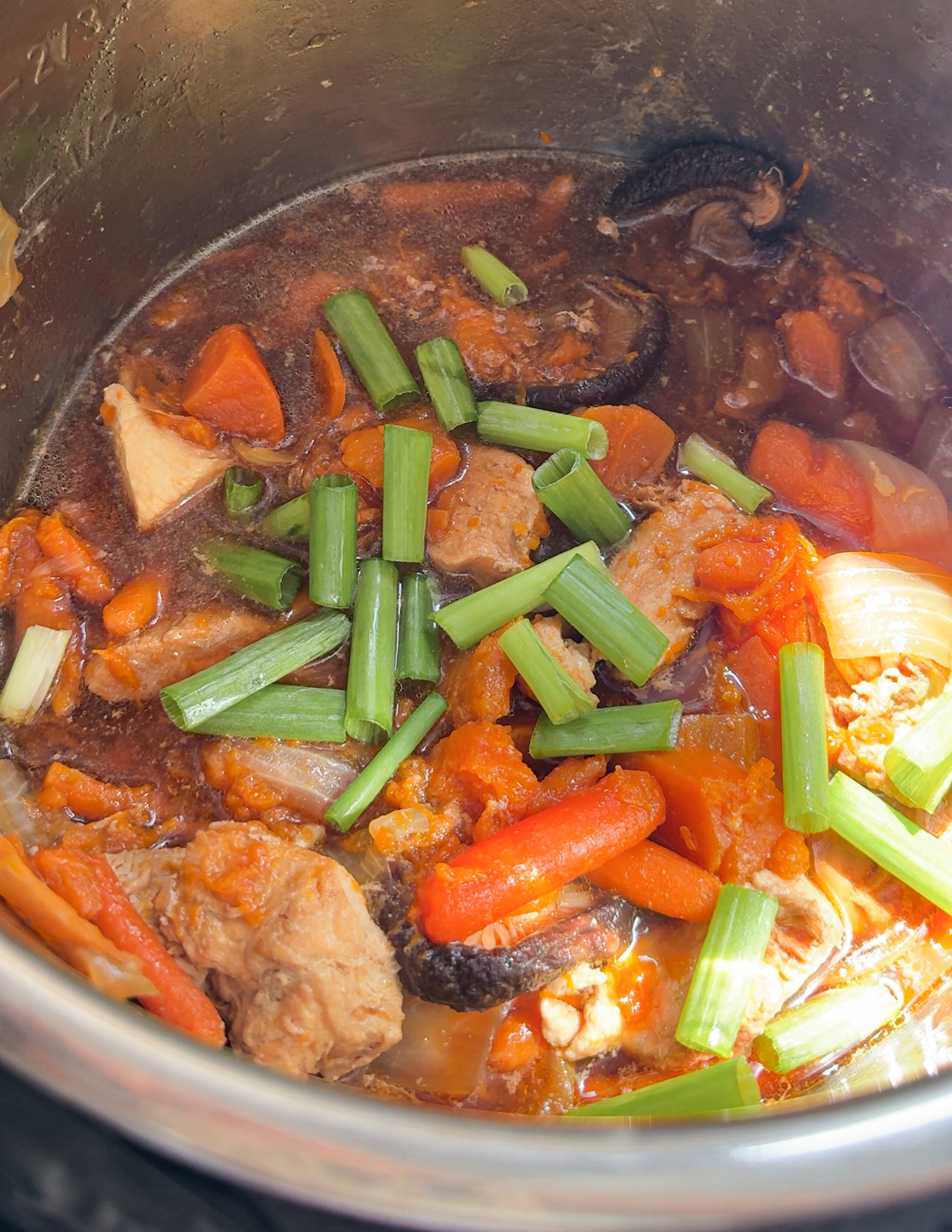 Instant Pot Asian Braised Chicken with Soba Noodles - Winnie Kison