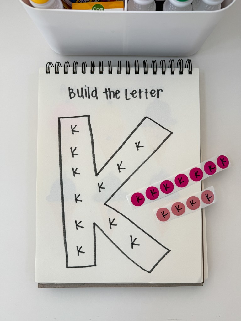 5 EASY TODDLER ACTIVITY WORKBOOK IDEAS PT. 7: DOT MARKER FUN & LETTER ...