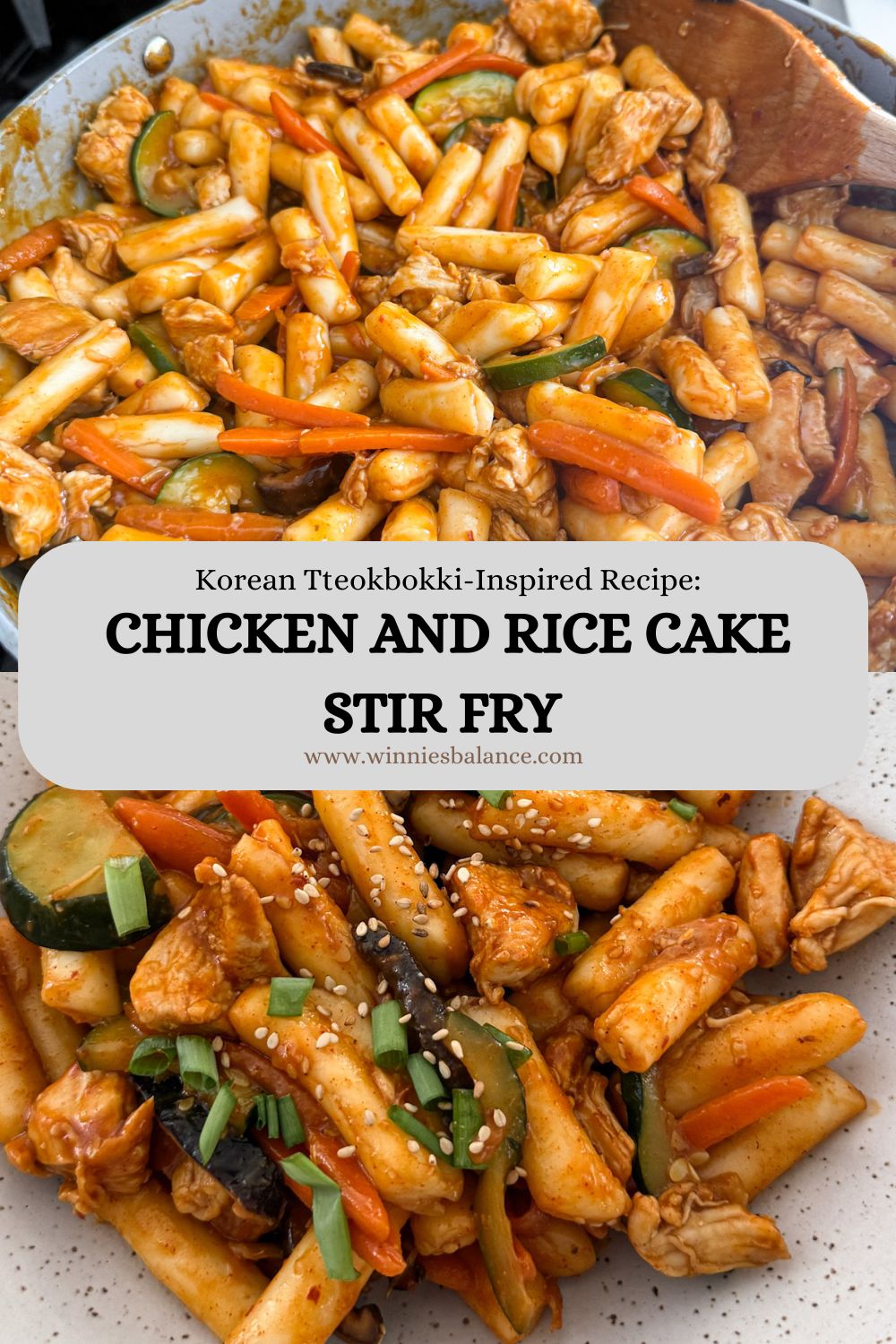 Chicken and Rice Cake Stir Fry (Korean Tteokbokki-Inspired Recipe ...