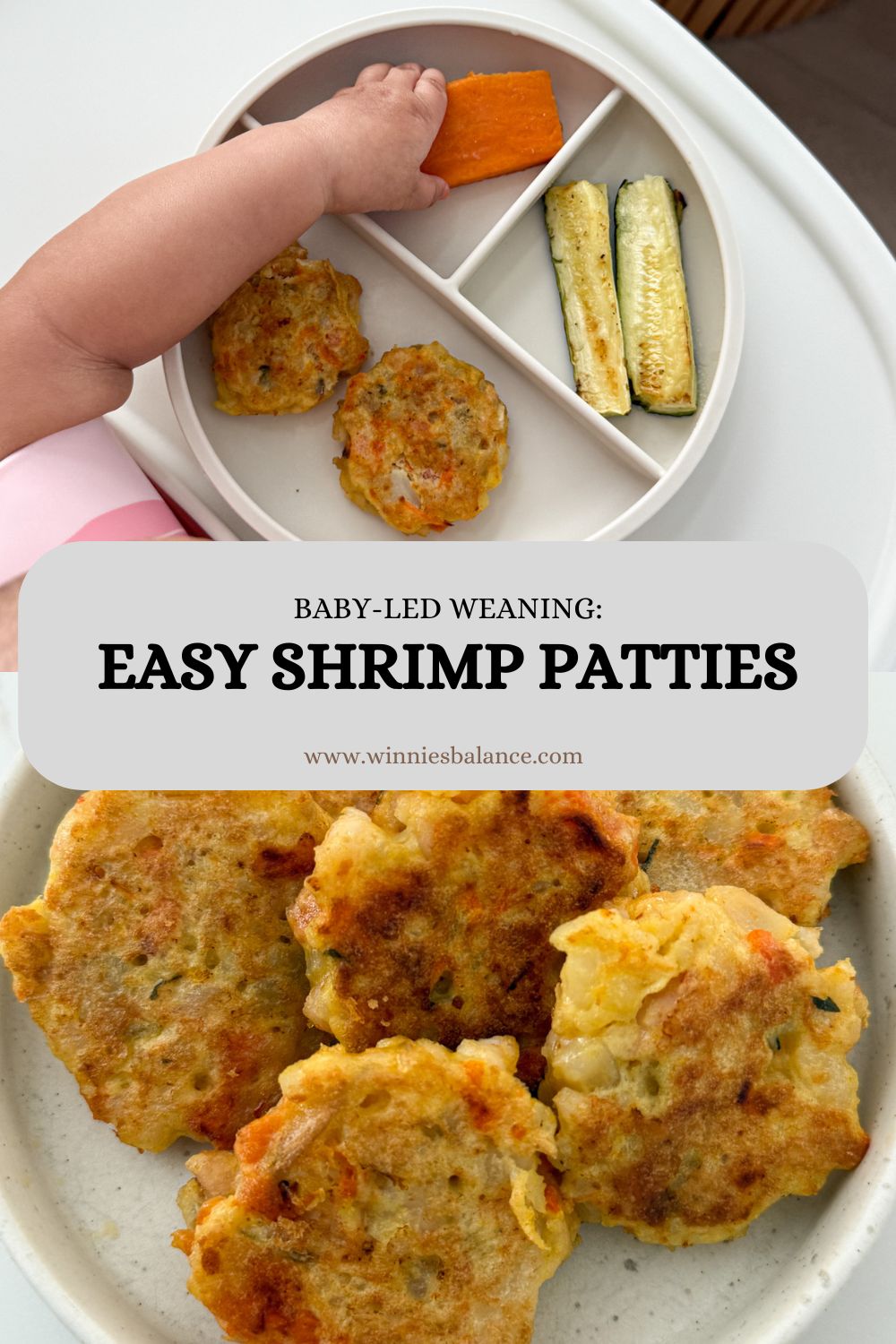 Easy Shrimp Patties (Baby & Toddler Friendly) - Winnie Kison