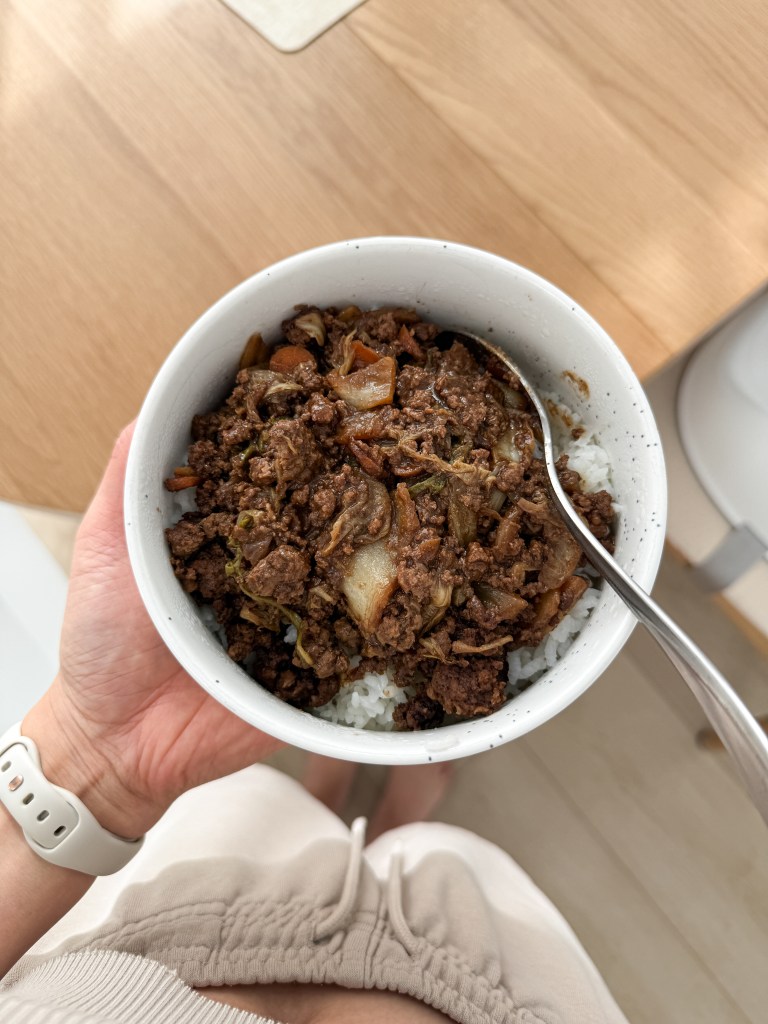 Jajangbap (Korean Black Bean Sauce Over Rice) - Winnie Kison