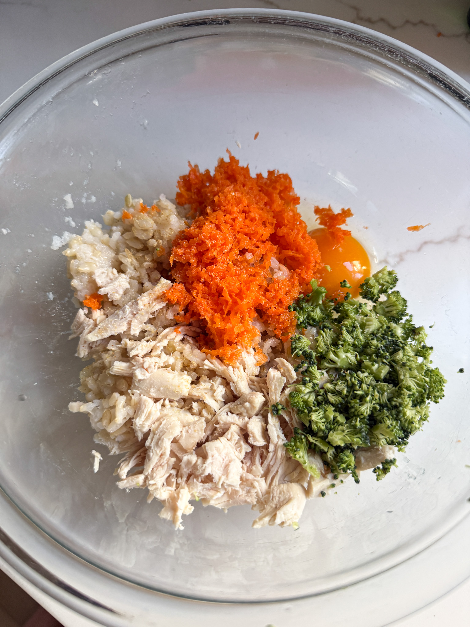 Chicken Veggie Rice Fritters (Baby-Led Weaning) - Winnie Kison