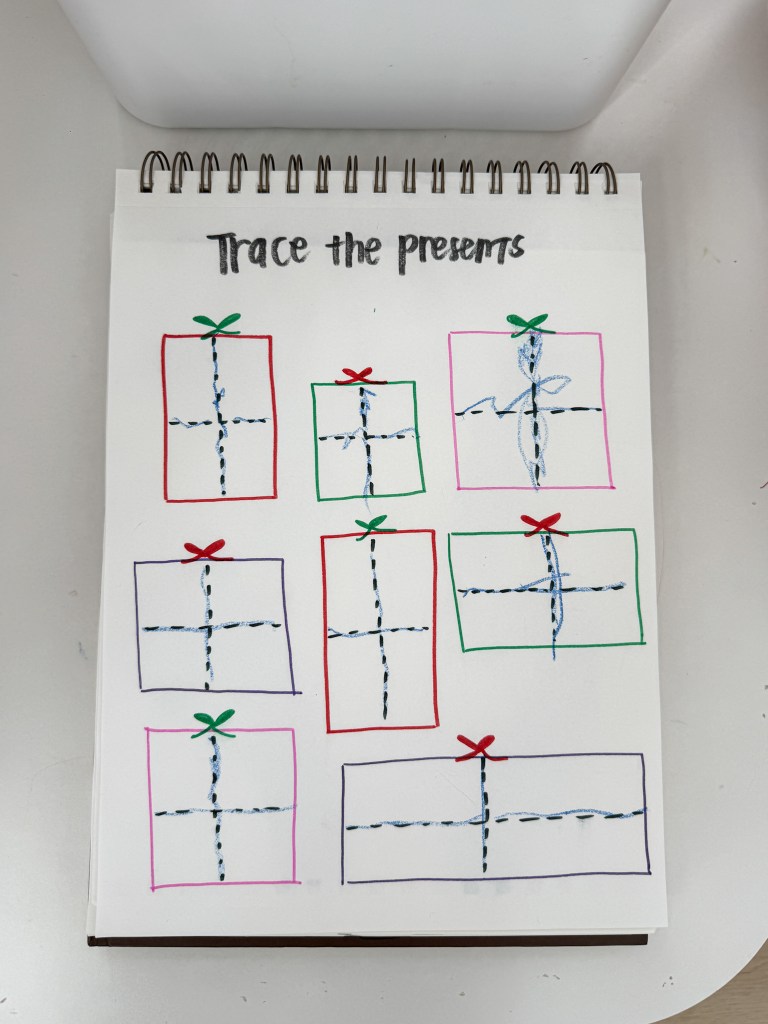 Christmas-Themed Toddler Workbook Activities: Part 16 - Winnie Kison