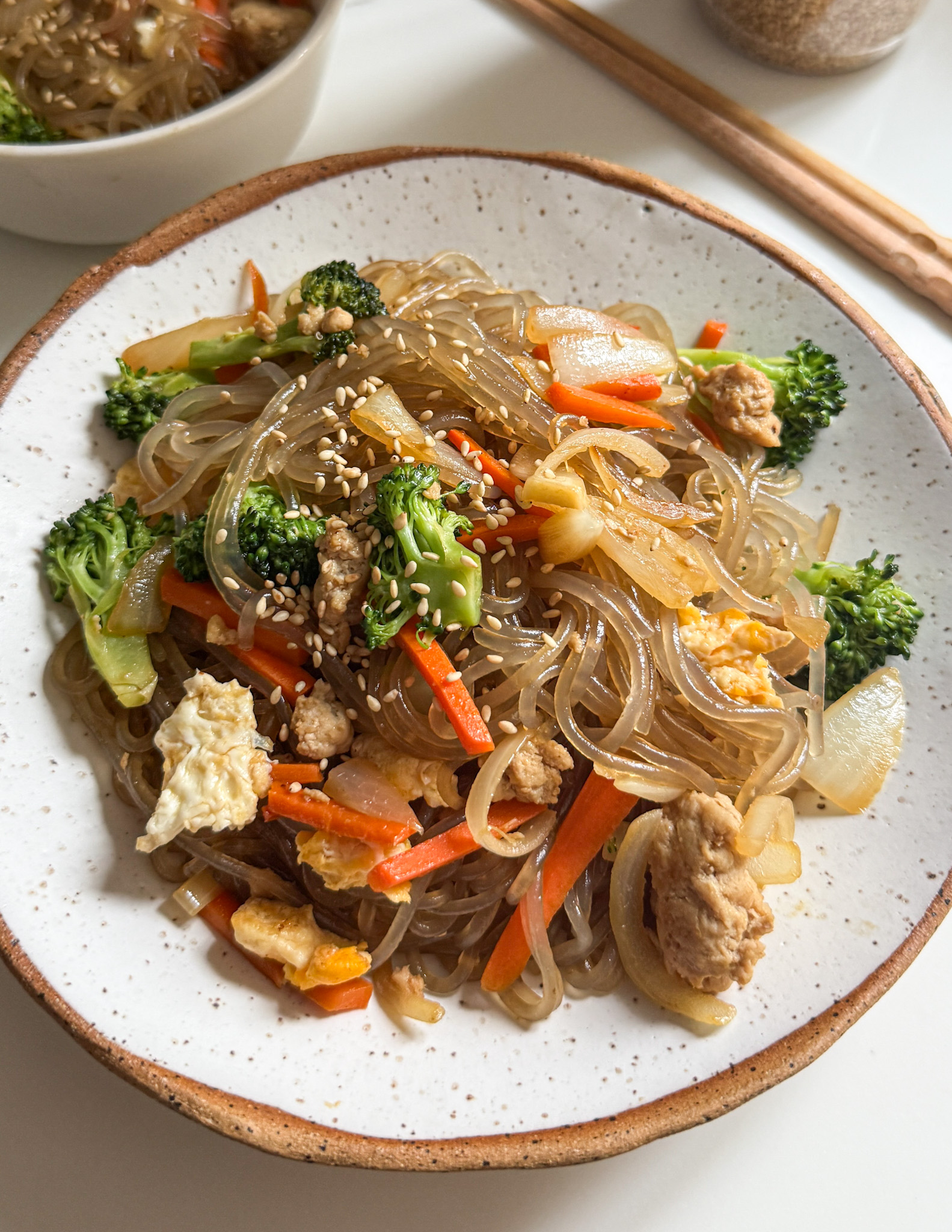 Chicken Glass Noodle Stir-Fry - Winnie Kison